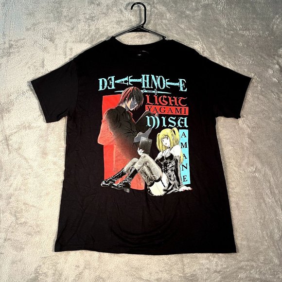 Death Note | Shirts | Death Note Anime Graphic Tshirt Mens Medium Black ...